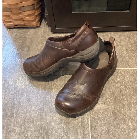 L.L. Bean | Shoes | Ll Bean Womens Brown Leather Clog Slip On | Poshmark